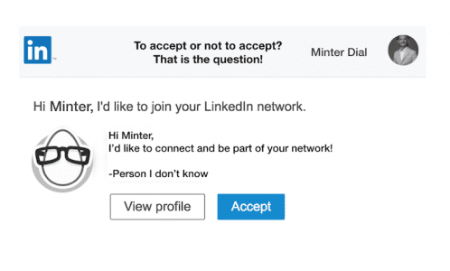 How Best To Handle Those Linkedin Connection Requests? | Minter Dial