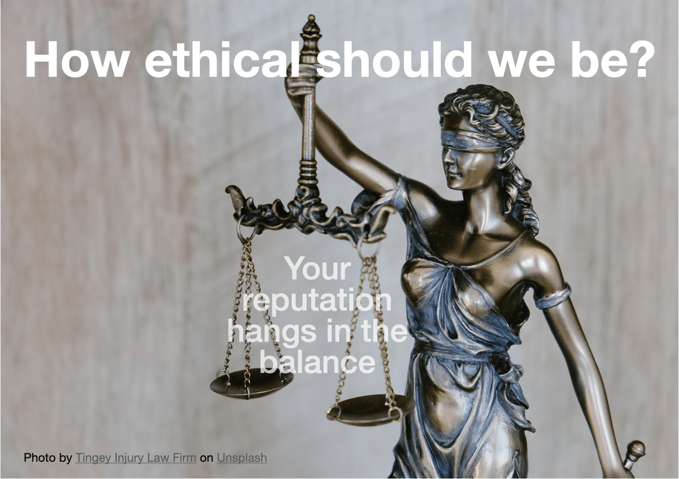 How ethical should we be? | Minter Dial